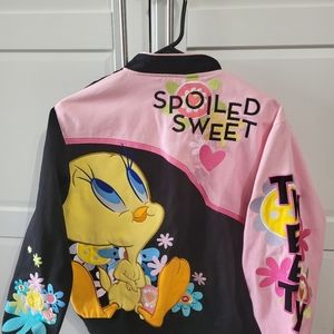 JH Collectibles | Jackets & Coats | Embroidered Tweety Bird Jacket 22 ...
